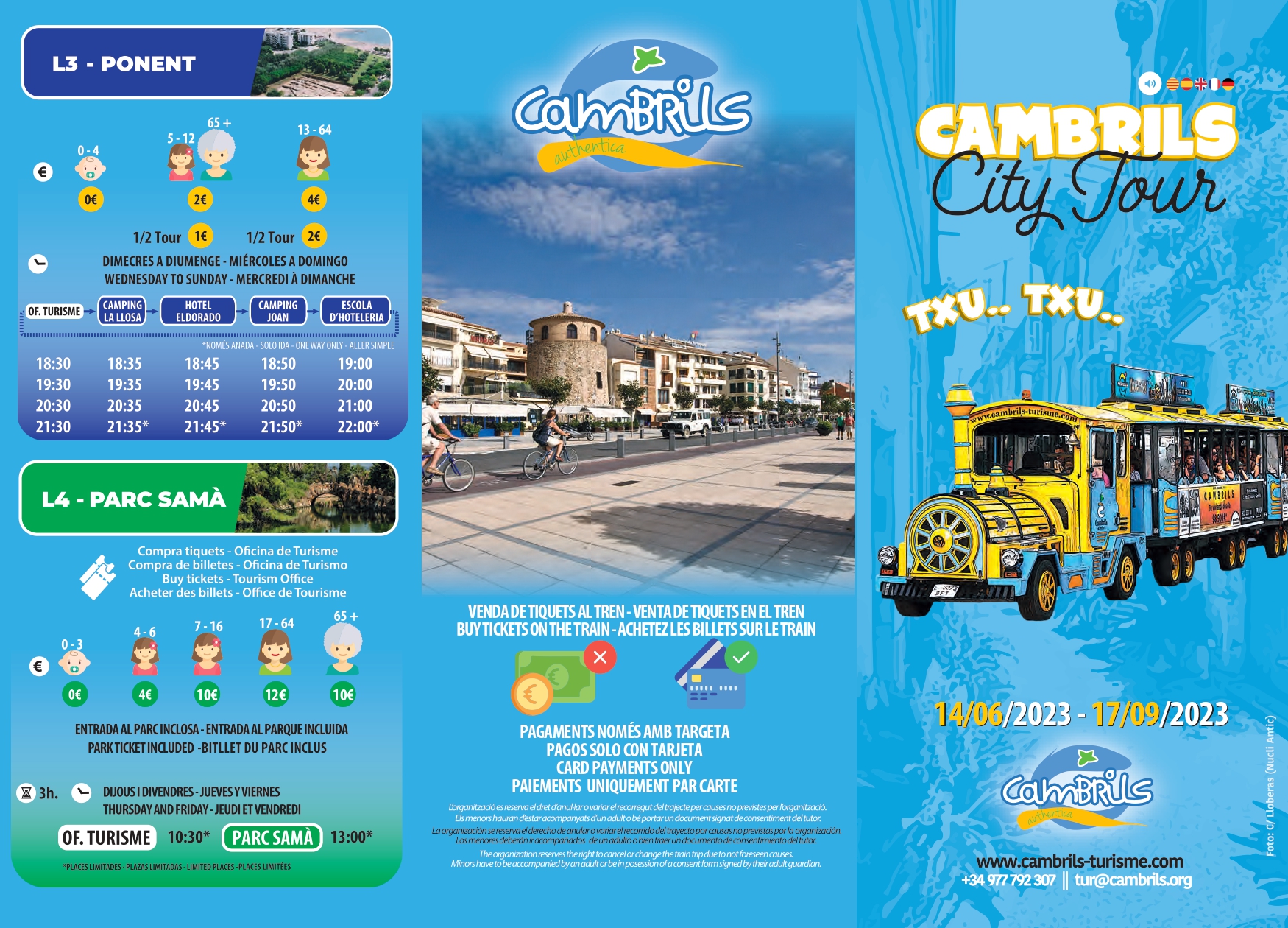 Cambrils’ TOURIST TRAIN – Cambrils Turisme